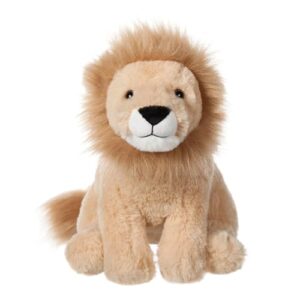 apricot lamb toys plush lion stuffed animal soft cuddly perfect for girls boys (yellow-lion, 10 inches)