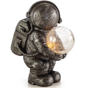 vp home spaceman solar powered led outdoor decor garden light