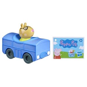 peppa pig peppa’s adventures little buggy vehicle, preschool toy for ages 3 and up (pedro pony in school bus)