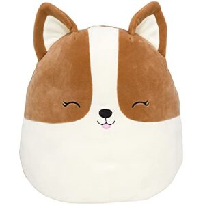 squishmallows 12-inch corgi - add regina to your squad, ultrasoft stuffed animal medium-sized toy, official kellytoy plush