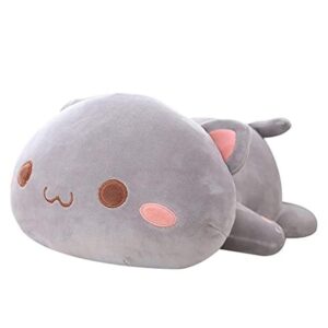 35-65 kawaii lying cat plush toys stuffed cute cat doll lovely animal pillow soft cartoon toys for children girls