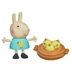 peppa pig peppa’s adventures peppa’s fun friends preschool toy, rebecca rabbit figure, ages 3 and up