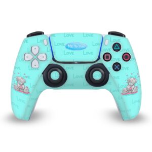 head case designs officially licensed me to you love classic tatty teddy vinyl faceplate sticker gaming skin decal cover compatible with sony playstation 5 ps5 dualsense controller