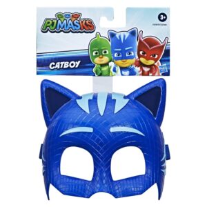 pj masks hero mask (catboy) preschool toy, dress-up costume mask for kids ages 3 and up