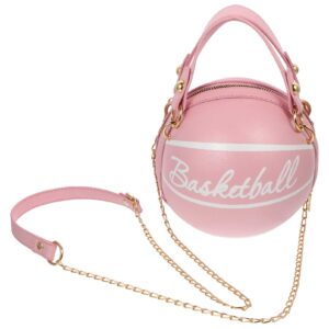 valiclud crossbody bag round basketball shaped handbag novelty purse circle shoulder bag for women