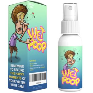 potent wet poop - highly concentrated fart spray - extra strong stink - prank stuff & joke toys for adults or kids - non toxic