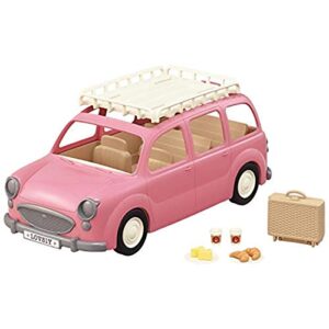 calico critters family picnic van for dolls - toy vehicle seats up to 10 collectible figures!