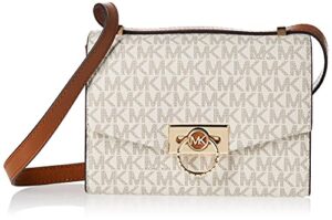 michael kors ladies hendrix extra-small logo convertible crossbody bag - cream