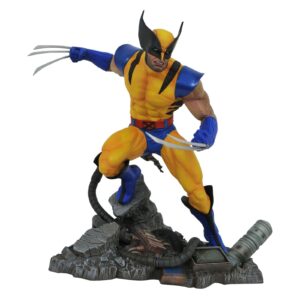 diamond select toys marvel gallery vs: wolverine pvc figure, multicolor ,10 inches