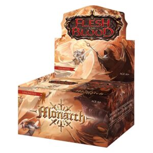 legend story studios flesh & blood tcg - monarch unlimited booster display (24 packs) - en