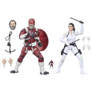 avengers marvel legends series 6-inch scale red guardian & melina vostkoff figure 2-pack and 12 accessories for kids age 4 and up