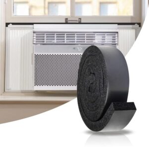 bjade's air conditioner weatherseal tape,window ac foam seal insulating strip,2 x 1 inch 6.5ft air conditioner insulation foam strip.