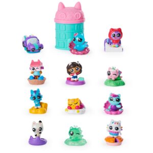 gabby's dollhouse, meow-mazing mini figures 12-pack (amazon exclusive), kids toys for ages 3 and up