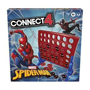 hasbro gaming connect 4 marvel spider-man edition game | strategy board games for kids | 2 players for boys & girls| ages 6+ (amazon exclusive)