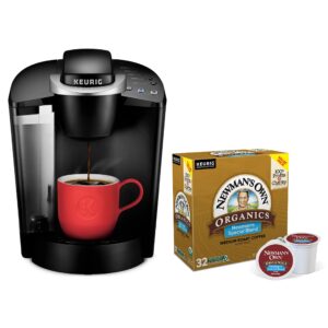 keurig k-classic coffee maker with newman's own organics newman's special blend, 32 count