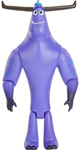 mattel monsters at work tylor tuskmon action figure, collectible disney plus character toy, 7.9-in tall highly posable with authentic detail, kids ages 3 years & older