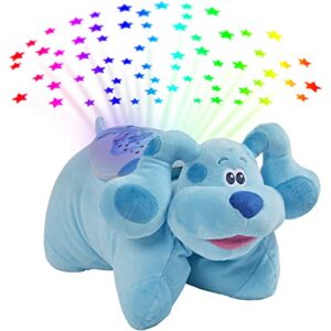 pillow pets blue’s clues blue sleeptime lite 11" stuffed animal plush nightlight