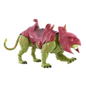 masters of the universe masterverse battle cat, 14-in motu battle figure for storytelling play and display, gift for kids age 6 and older and adult collectors [amazon exclusive]