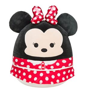 squishmallows disney 14-inch hollywood minnie mouse plush - add to your squad, ultrasoft stuffed animal large toy, official kellytoy plush red