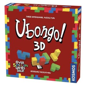 ubongo 3d - a kosmos game | geometric puzzle game with three-dimensional blocks | family friendly fun game | highly re-playable | quality components (made in germany) | 1 to 4 players, ages 8 and up