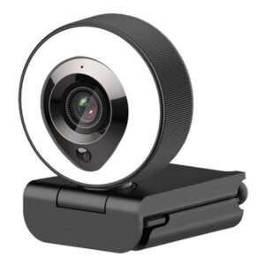 solustre web camera 1 set camera high definition webcam video webcam advanced webcam with microphone fill light webcam webcam live streaming webcam usb webcam laptop computer plastic 4k