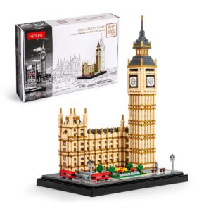 neoleo real big ben micro building blocks set (3900+pcs) - world famous architectural model toys gifts for kid and adult