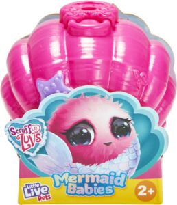 collect scruff-a-luvs mermaid babies- adorable mermaid babies are waiting for you to rescue them! lots to (one sent at random)