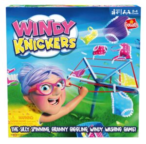 windy knickers - the silly spinning, granny giggling, windy washing game! by goliath