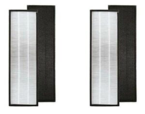 2 pack flt4825 true hepa air purifier filter b replacement compatible for germguardian models ac4825 ac4850pt ac4900ca ac4820 pureguardian ap2200ca