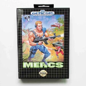 aditi mercs game cartridge 16 bit md game card with retail box for sega mega drive for genesis