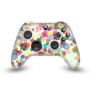 head case designs officially licensed ninola dots art mix vinyl sticker gaming skin decal cover compatible with xbox series x/s controller