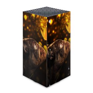 head case designs officially licensed klaudia senator butterfly french bulldog vinyl sticker gaming skin decal cover compatible with xbox series x console