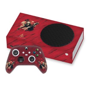 head case designs officially licensed assassin's creed alexios with spear odyssey artwork vinyl sticker gaming skin decal cover compatible with xbox series s console and controller bundle