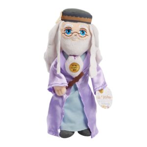 harry potter™ 8-inch spell casting wizards professor albus dumbledore™small plushie with sound effects, kids toys for ages 3 up by just play