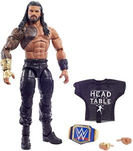 wwe roman reigns elite collection series 88 action figure 6 in posable collectible gift fans ages 8 years old and up​