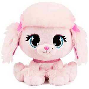 gund p.lushes designer fashion pets pinkie monroe poodle premium dog stuffed animal soft plush, pink, 6”