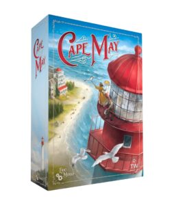 thunderworks games - cape may | seaside resort city building board game | strategy resource management and set collection | thematic board game | ages 14+ | family game for 1-4 players |60-120 minutes