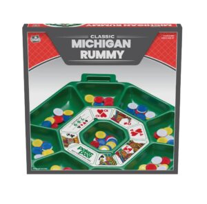 michigan rummy - the perfect blend of rummy and poker for an entirely new game experience (amazon exclusive) by goliath