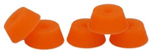 teak tuning bubble bushings pro duro series in orange - loose (61a) - custom molded fingerboard tuning