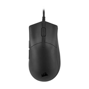 corsair sabre pro champion series gaming mouse - ergonomic shape for esports and competitive play - ultra-lightweight 69g - flexible paracord cable quickstrike buttons with zero gap