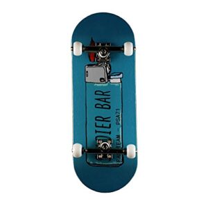 soldier bar fingerboards complete (5 layer canadian maple 34mmx 98mm deck) finger skateboards (+34mm big eagle truck+globular wheels) (lighter)