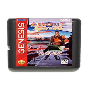 aditi aerobiz supersonic ntsc-usa for 16 bit sega md game cartridge megadrive genesis system