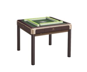 usamjtable automatic mahjong table4-legs dining table style with 44mmtiles hard tabletop cover included