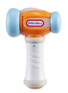 little tikes count & learn hammer, soft and textured grip for little hands with numbers, silly sounds, activity lights sfx- gift and toy for babies toddlers girls boys age 9 months 1 2+ years old