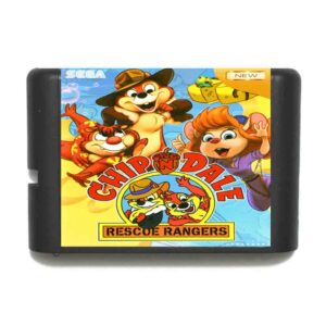 aditi chip & dale rescue rangers 16 bit md game card for sega mega drive for genesis (eur shell)