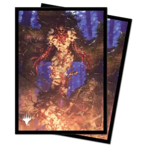 magic: the gathering - (modern horizons 2) 100ct sleeves v2 featuring grist, the hunger tide - protect your cards with ultra pro chromafusion™ technology