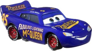 disney cars toys fabulous lighting mcqueen, miniature, collectible racecar automobile toys based on cars toys movies, for kids age 3 and older, multicolor