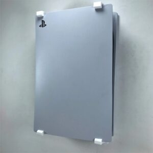 3d cabin ps5 wall mount wall bracket holder stand for play station 5 digital corner support any orientation white left