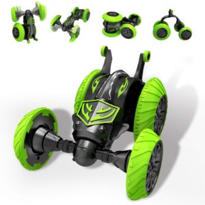 pp picador remote control stunt cars double sided 360°rotating, 2.4 ghz remote control crawler toy gift for kids boys girls, include battery