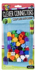 toysmith clever connecters building blocks, includes 50 bricks